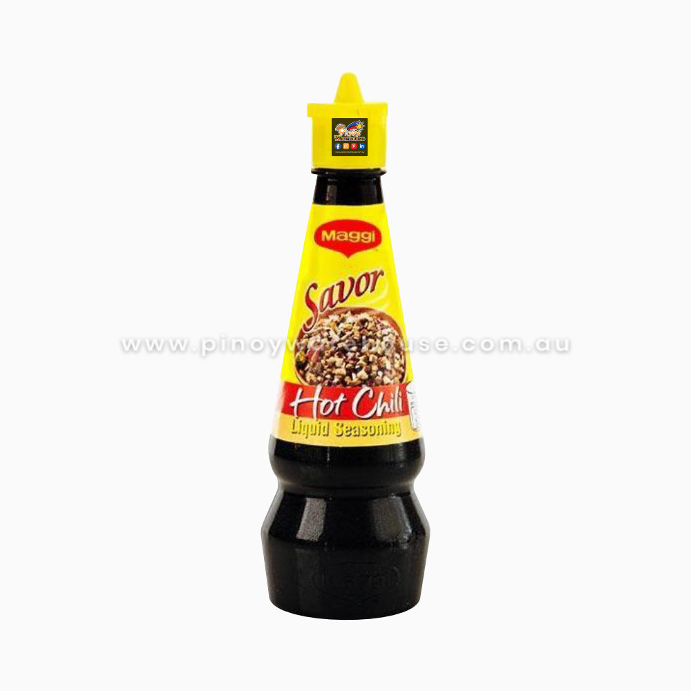 Maggi Savor Liquid Seasoning Hot Chili 130ml - Pinoy Warehouse