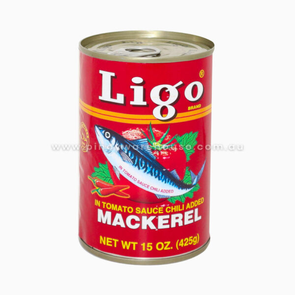 Ligo Mackerel in Tomato Sauce CHILI Added 425g * 48 – Pinoy Warehouse