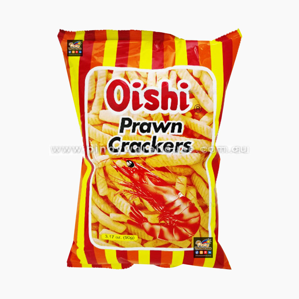 Oishi Prawn Crackers 90g * 30 – Pinoy Warehouse