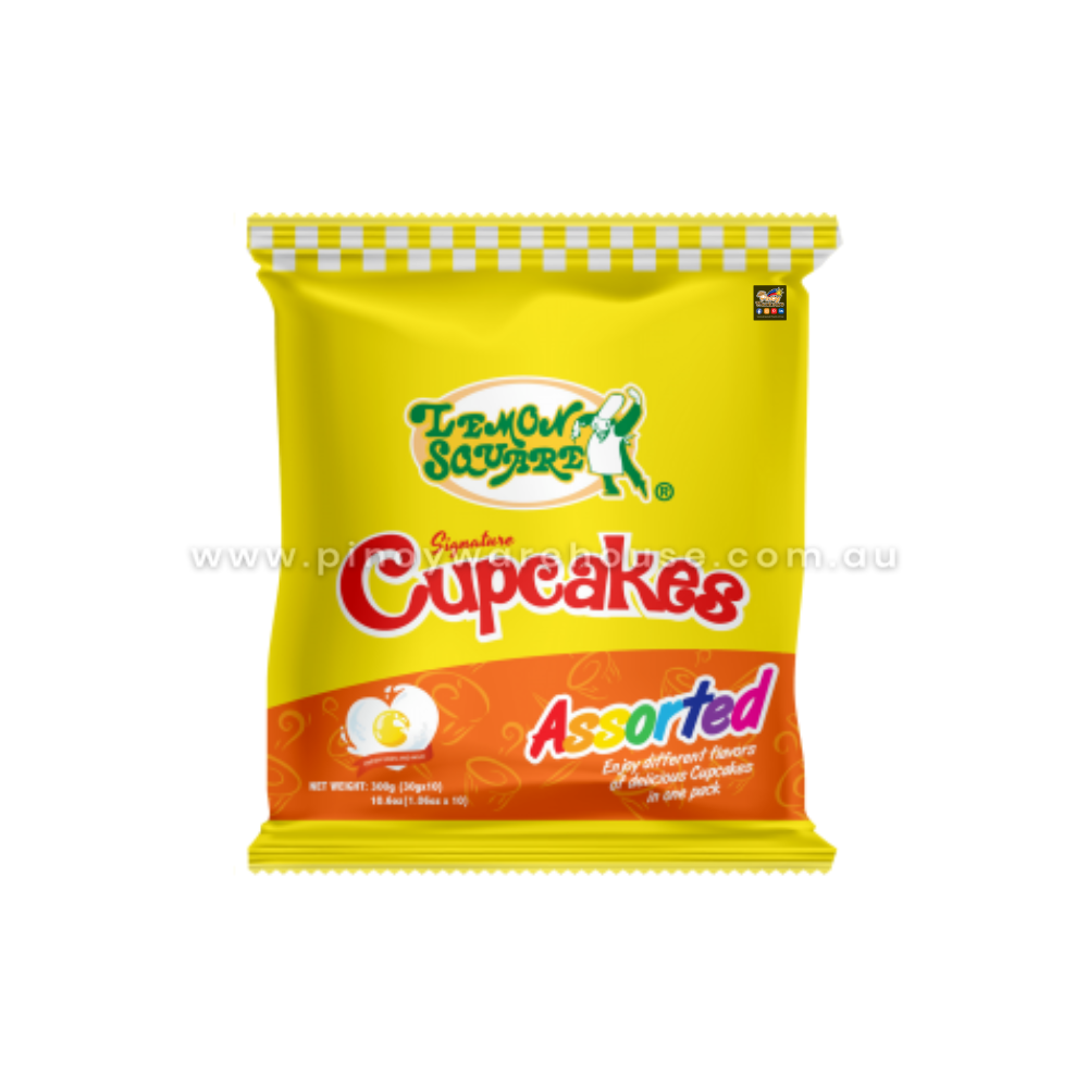 Lemon Square Signature Cupcakes Assorted 300g * 10 – Pinoy Warehouse